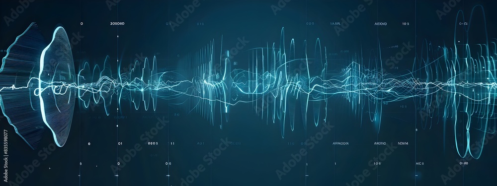Detailed Digital Seismograph Graph Visualizing Seismic Wave Frequencies ...