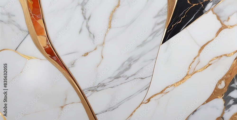 marble watercolor background, with a range of stylistic rendering ...