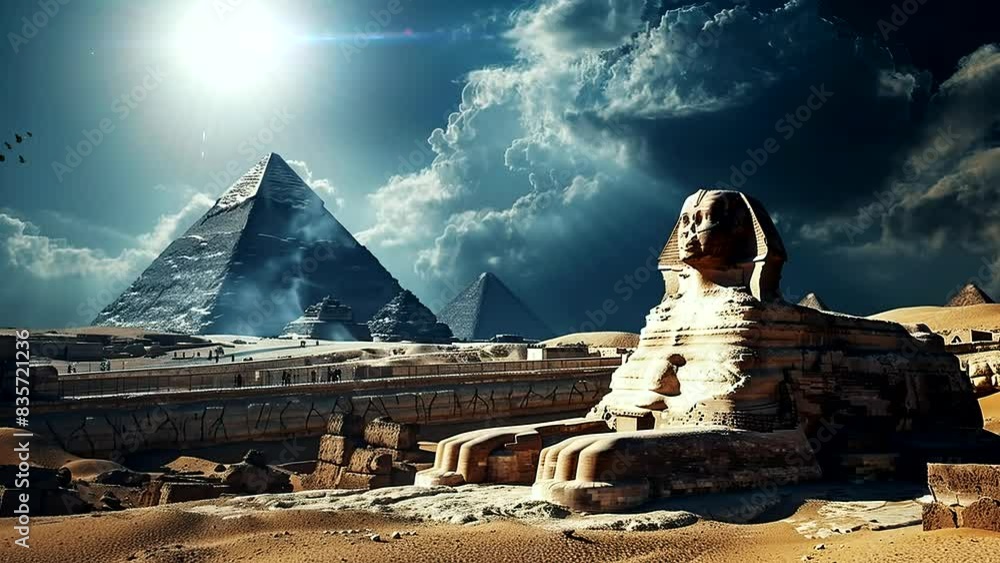 Echoes of Antiquity: Exploring the Majestic Pyramids and Statues of ...