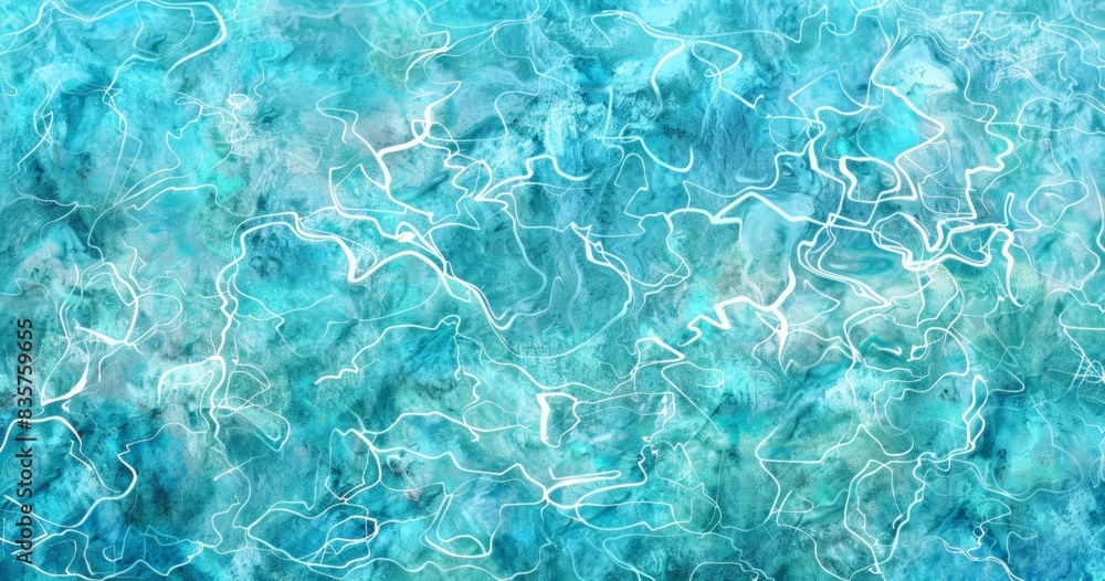 Water texture background with ripples and light reflections on ...