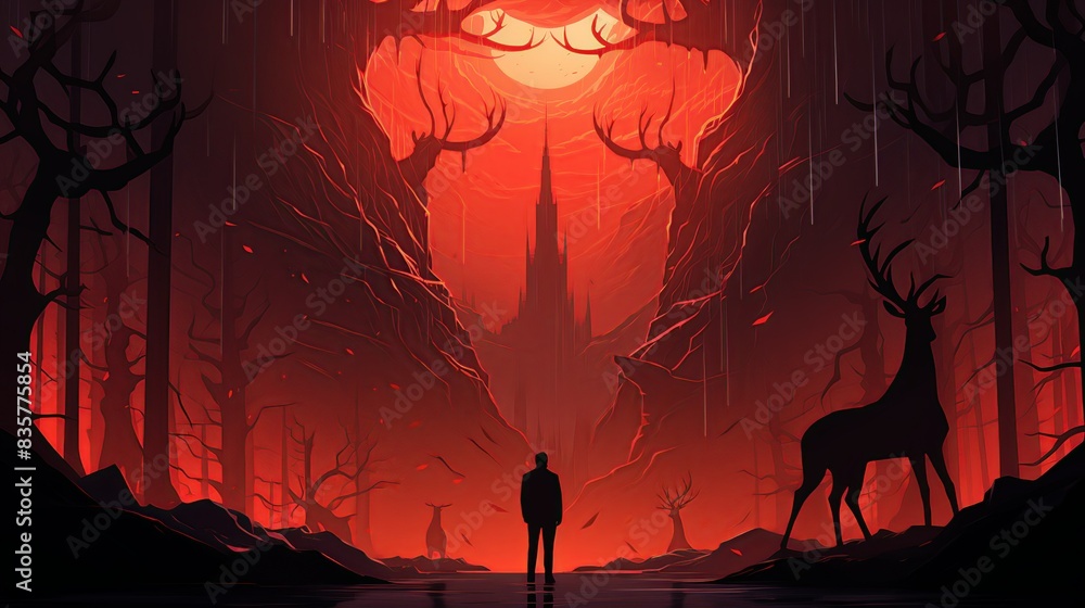 The businessman in an ancient underground temple, deciphering cryptic ... The businessman in an ancient underground temple, deciphering cryptic ...