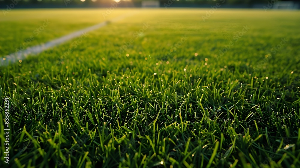 Green grass texture for sport background. Detailed pattern of green ...