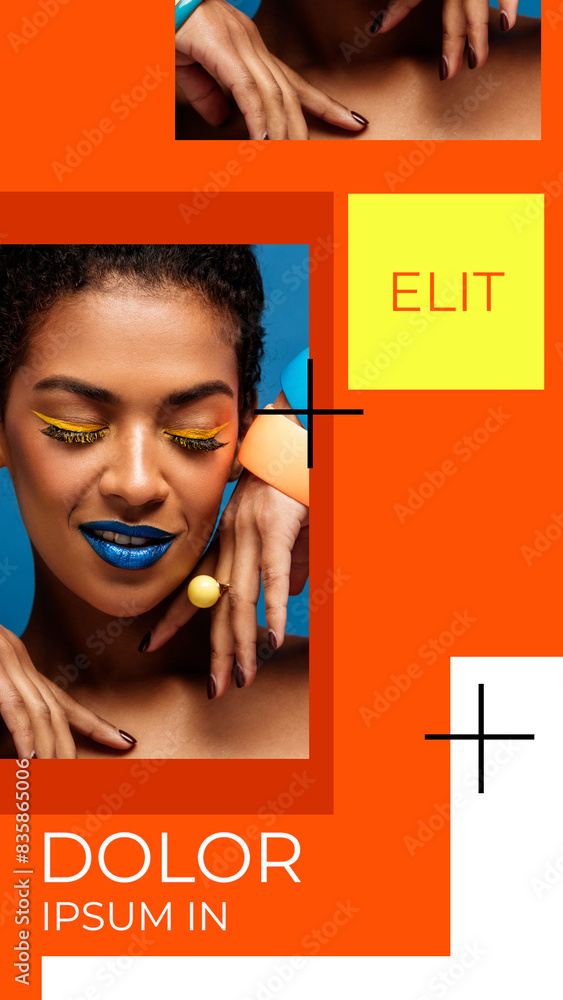 Geometric Stories Stock Template | Adobe Stock