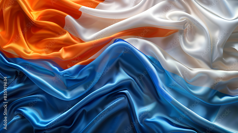 Abstract digital background or texture design of dutch flag colors ...