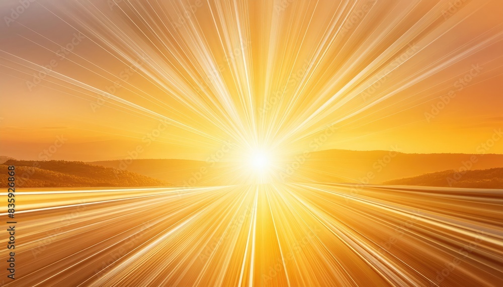 Sunburst images, Yellow background, Warp speed effects, light speed ...