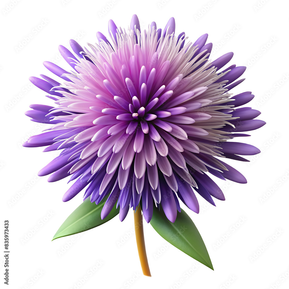 Knapweed Flower Hyperrealistic Highly Detailed Isolated On Transparent ...