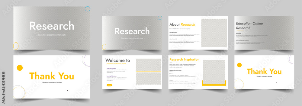 Fototapeta mapa świata dla dzieci Education PowerPoint presentation slides template design ...