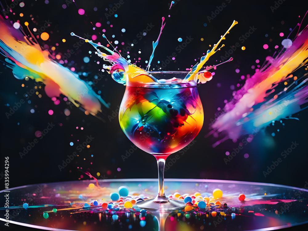 Pride Party Drink: Refreshing Rainbow Cocktail for LGBTI Celebrations ...
