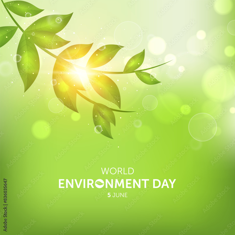 5 june international world environment day concept design vector ...