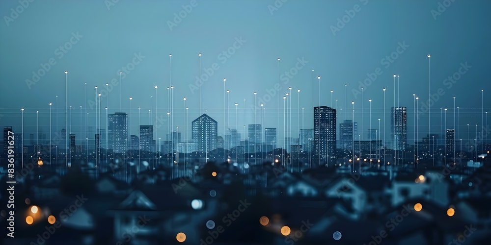 Illuminated scatter plot of real estate prices vs property sizes on ... Illuminated scatter plot of real estate prices vs property sizes on ...