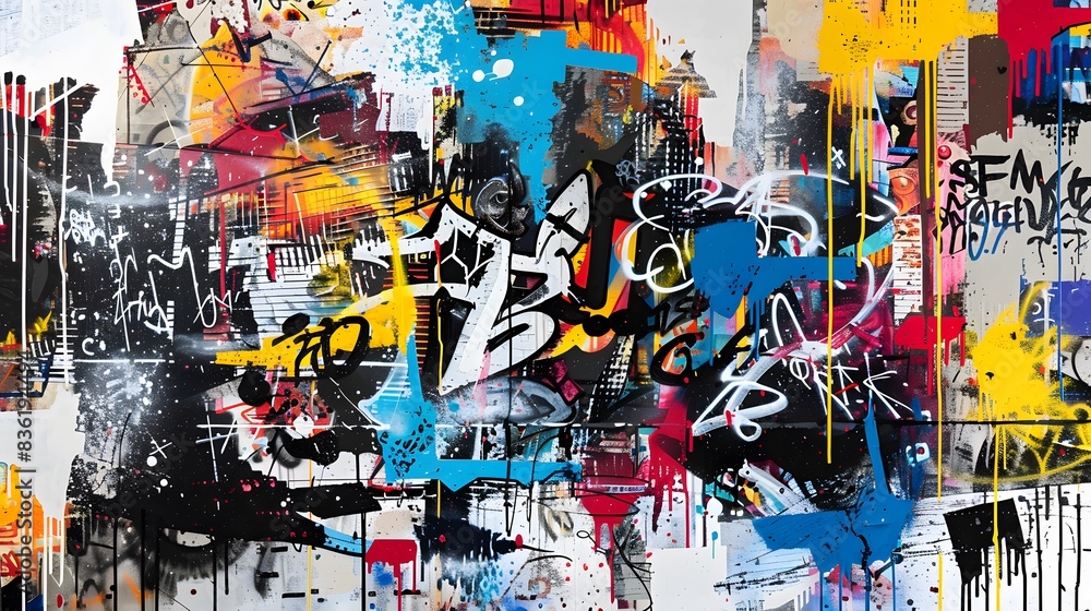 Discover the artistry of urban rebellion in the fragmented chaos of ...