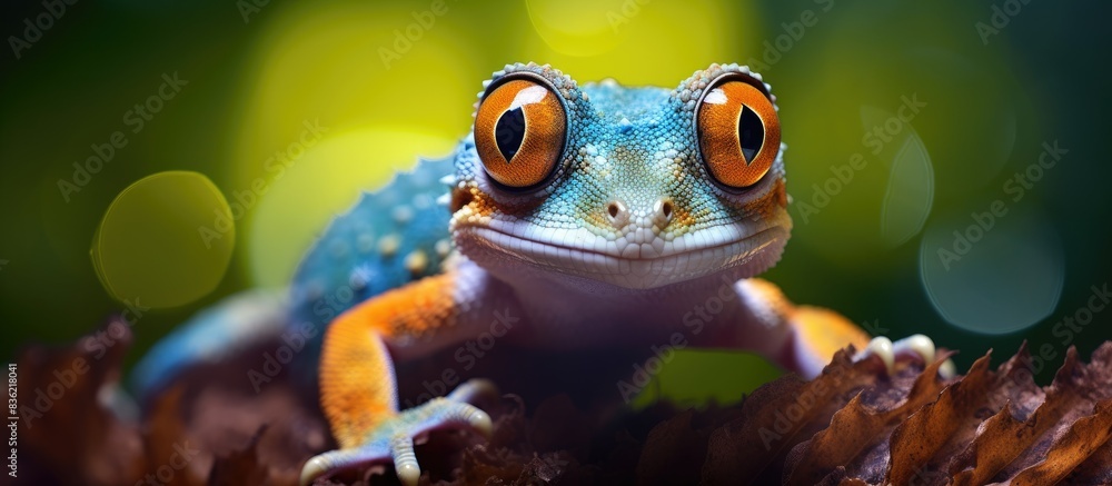 Leopard Gecko (Eublepharis macularius) is a fascinating exotic reptile ...