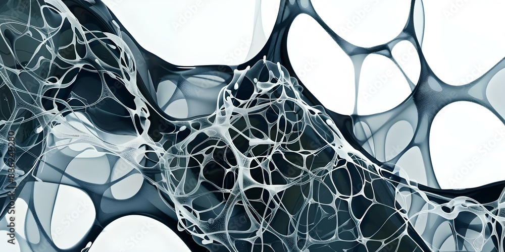 Microscopic images show self-healing material with a structure ...