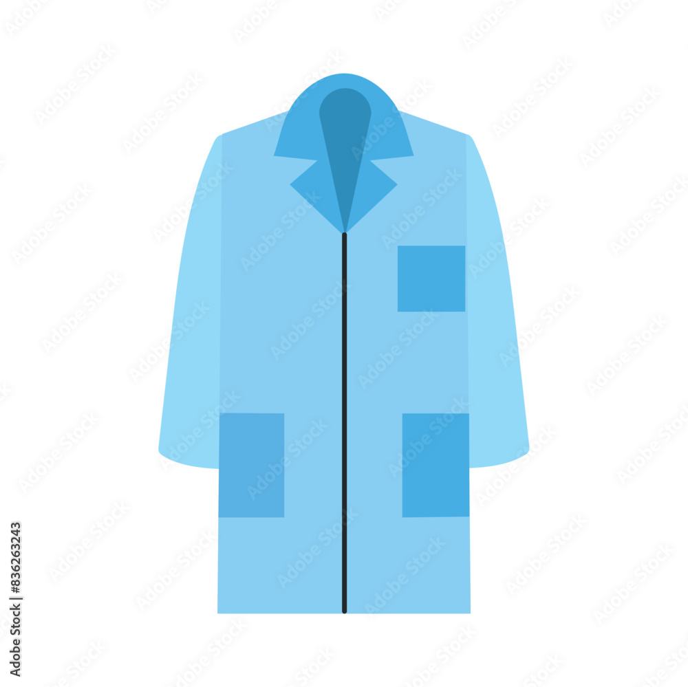 Lab coat icon clipart avatar logotype isolated vector illustration ...