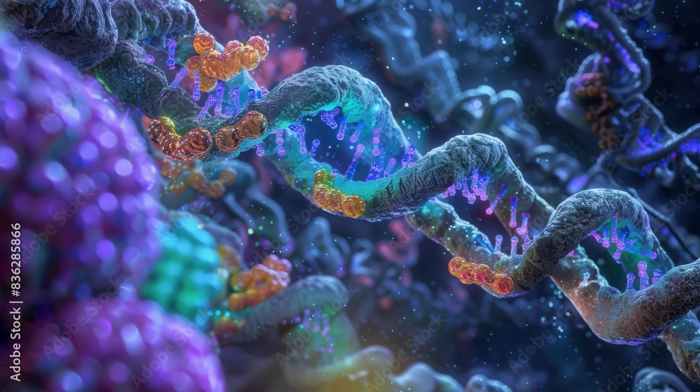 Nucleus and DNA replication: Discuss the process of DNA replication ...