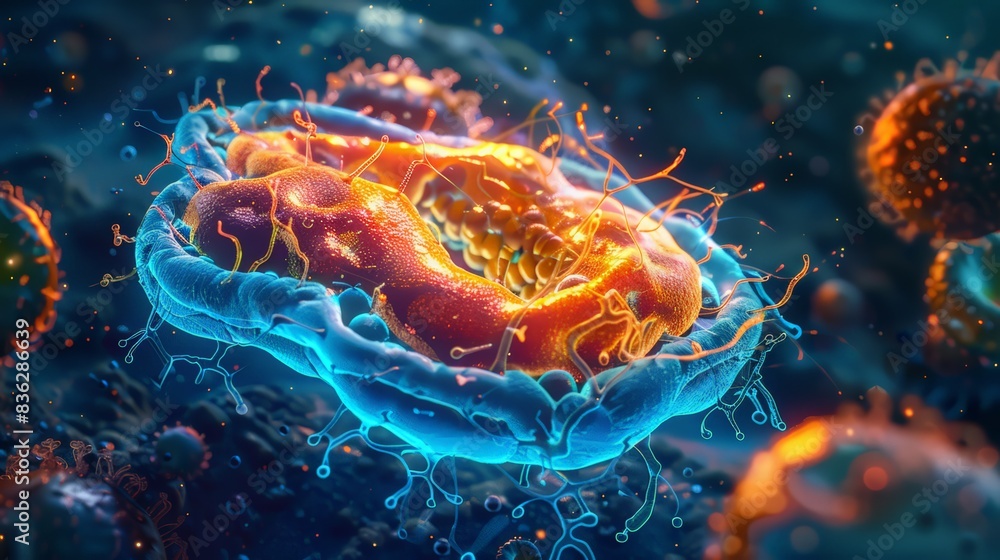 Nucleus in eukaryotic cells: Describe the unique features of the ...