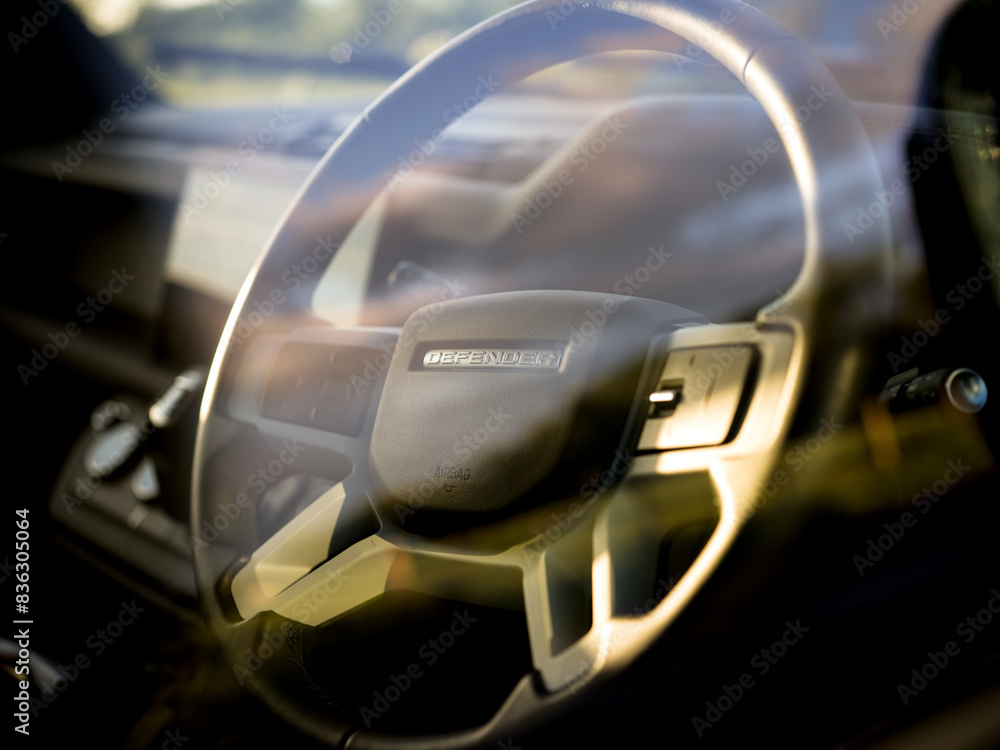 Gaydon, Warwick, UK June 2024: New Land Rover Defender Detail shot ...