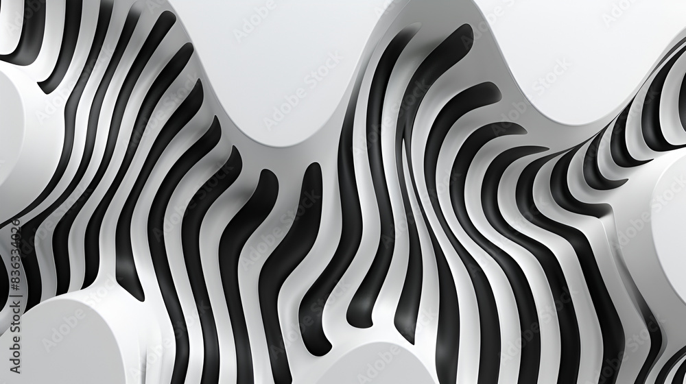 Simple wave line background ,Simple design for wallpapers ,Black and ...