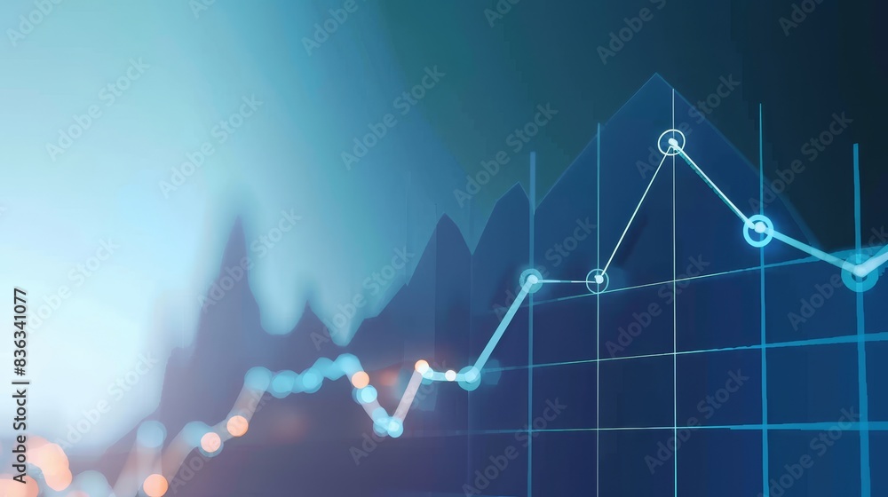 Business Growth Chart: A visually compelling graph showcasing a steady ...