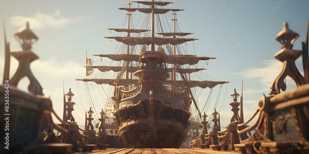 Discover the Intricate Structure of a Pirate Ship From Deck to Treasure ...