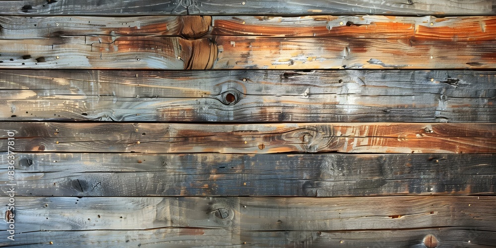 Creating a Vintage Aged Appearance with Weathered Wood Texture and ...