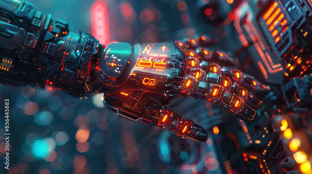 Spy using advanced gadgets in a futuristic city, Cyberpunk, Dark and ...