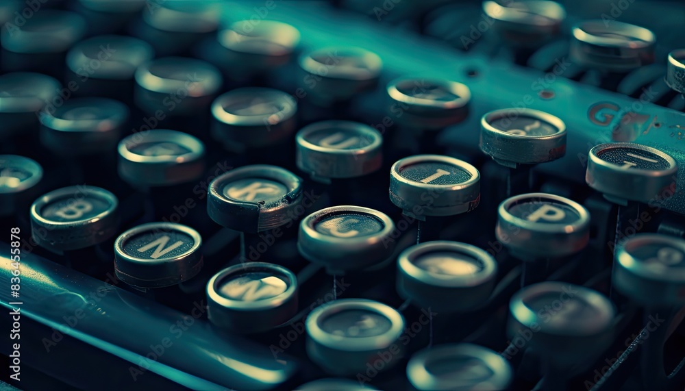 Abstract wallpaper featuring keyboard keys from unique angle ...