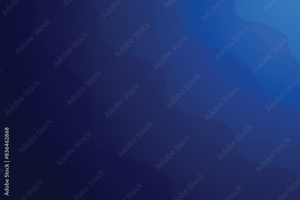Dark blue ocean gradient background with glowing blue light and ...