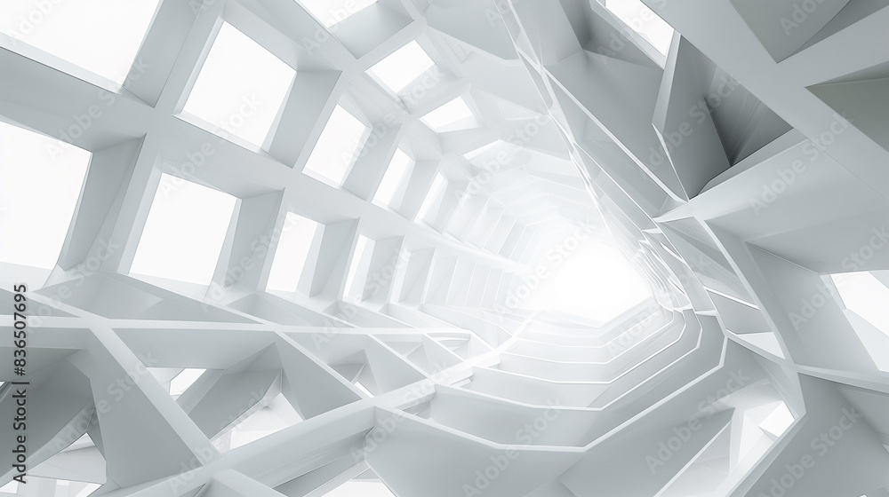 A white background with a lot of white blocks. The blocks are arranged ...