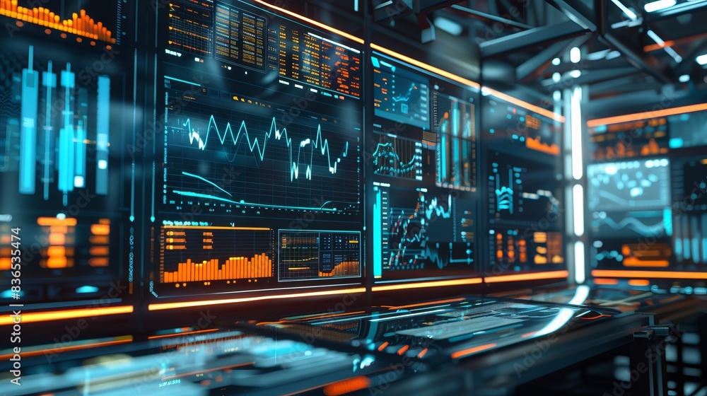 Dynamic Data Visualizations CuttingEdge Analytics in Futuristic Setting ...