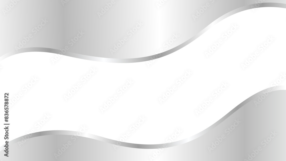 Abstract silver metallic background, vector simple background for ...