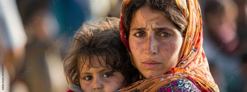 World Refugee Day: A Look of Hope - 4k Wallpaper. This poignant and ...