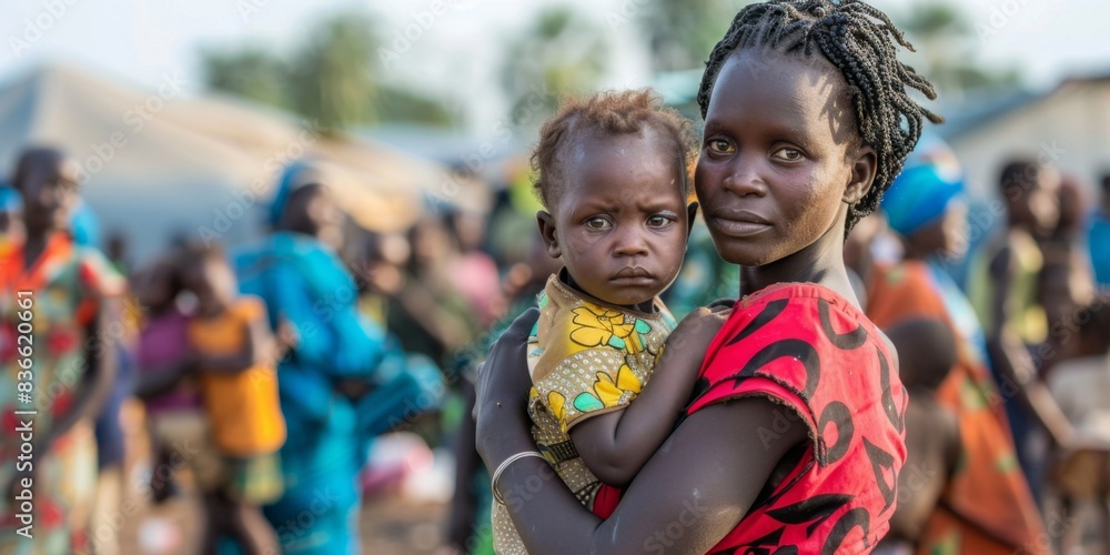 World Refugee Day: A Look of Hope - 4k Wallpaper. This poignant and ...