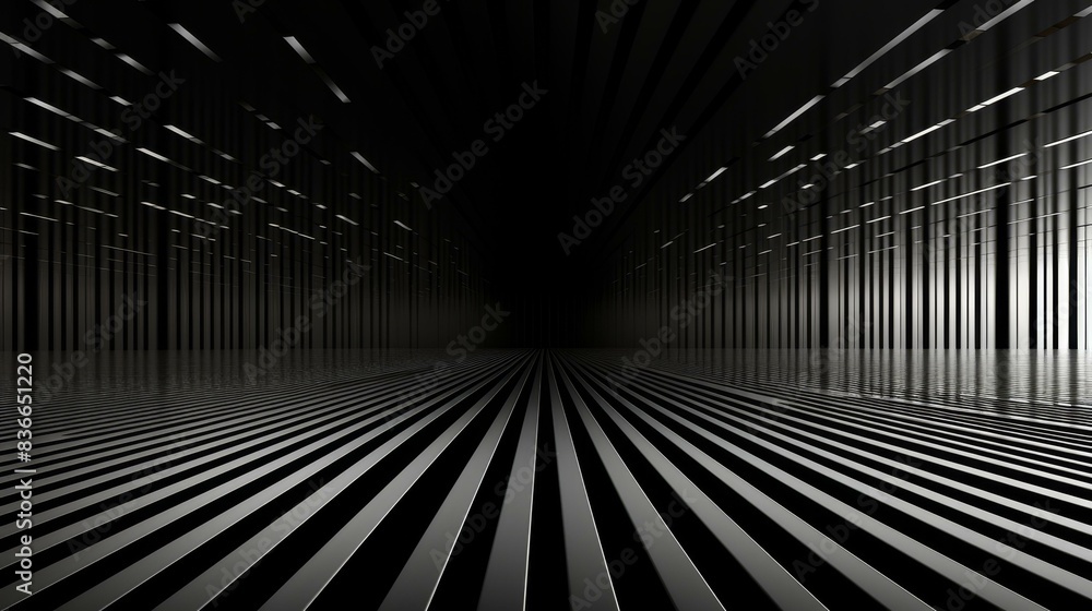 Abstract barcode scanlines design with high contrast black and white ...