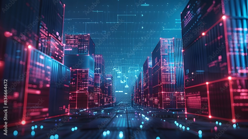 Illustration of Ensuring seamless data flow between different systems ...