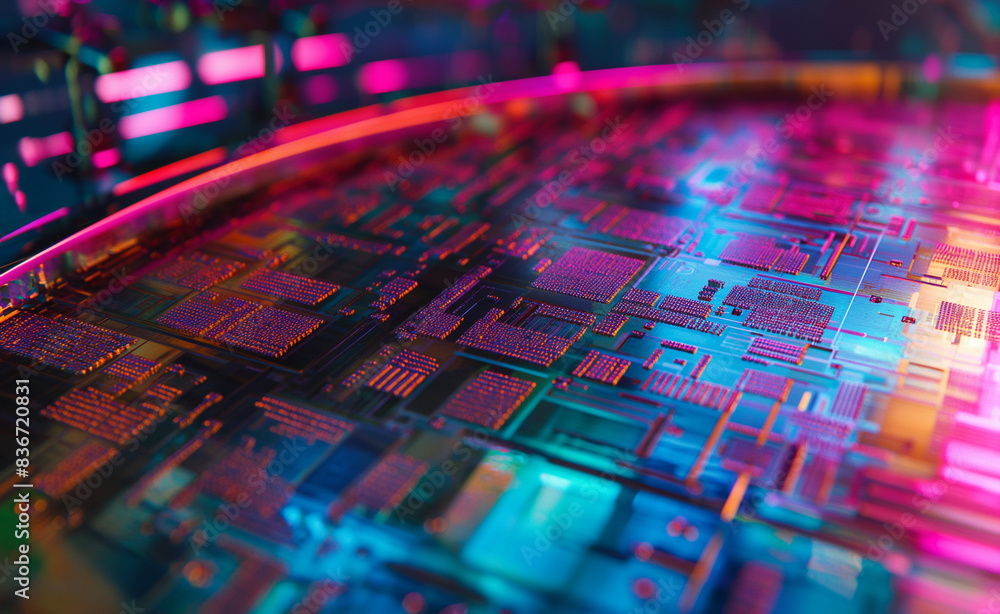 Atomic layer deposition process in AI chip production, highlighting the ...