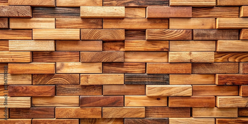 Wooden bricks wall texture for interior design, wood, bricks, wall ...