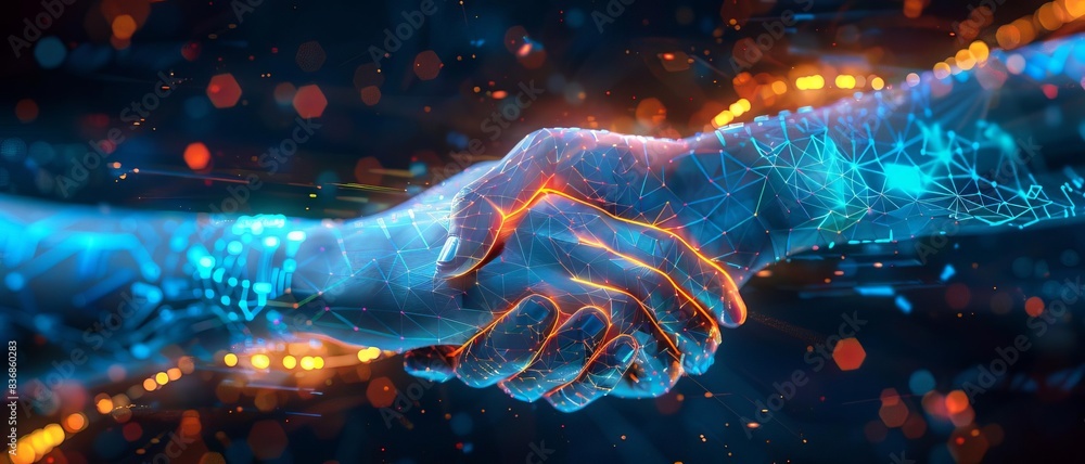 A modern interpretation of a handshake using technologyinspired ...