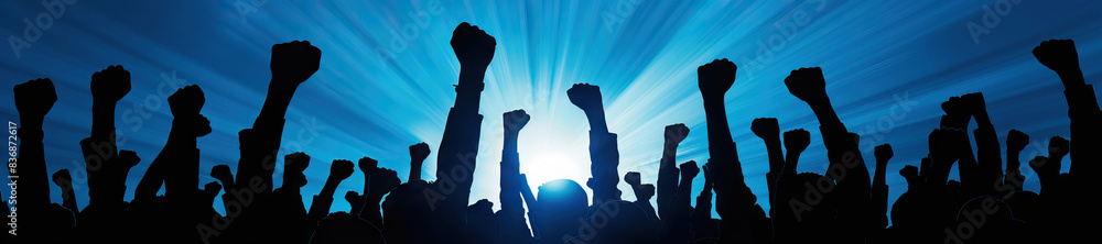 Revolutionary Ideals (Blue): Represents the core values and principles ...