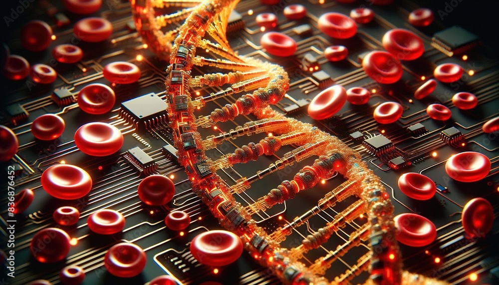 DNA made from electronic components and electronic circuit boards ...