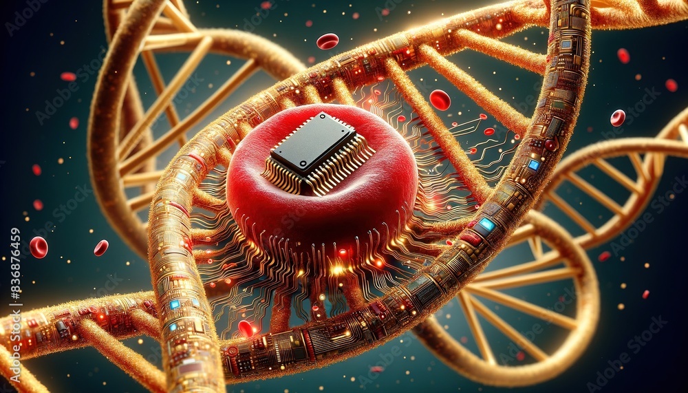 DNA made from electronic components and electronic circuit boards ...