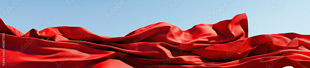Revolutionary Flags (Red): Represents the flags and banners that ...