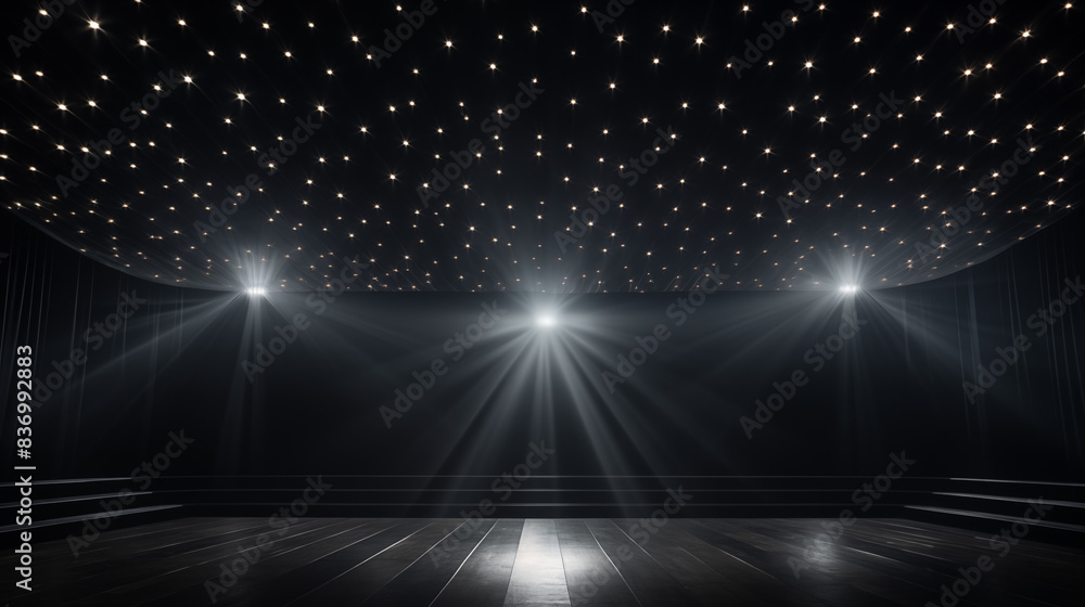 stage with spotlight , stars theme Stock Illustration | Adobe Stock