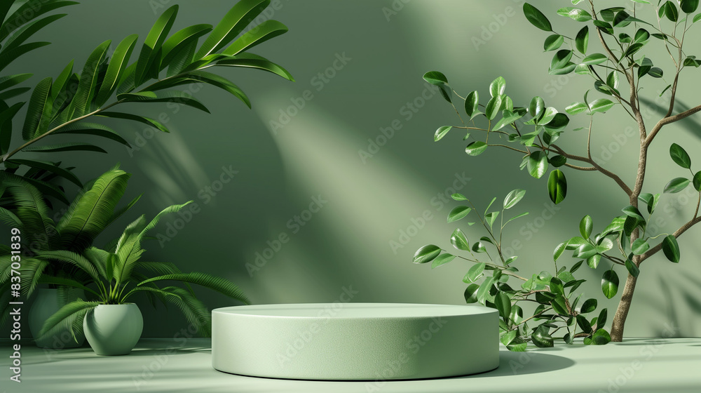 green product background for sustainable beauty, perfume and fashion ...
