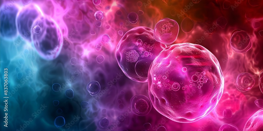 Explore detailed 3D visualization of eukaryotic cell structure with ...