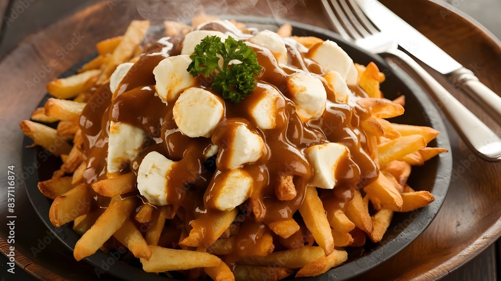 Poutine food, photo, image, pic, potato snack,cheese picture, full hd ...
