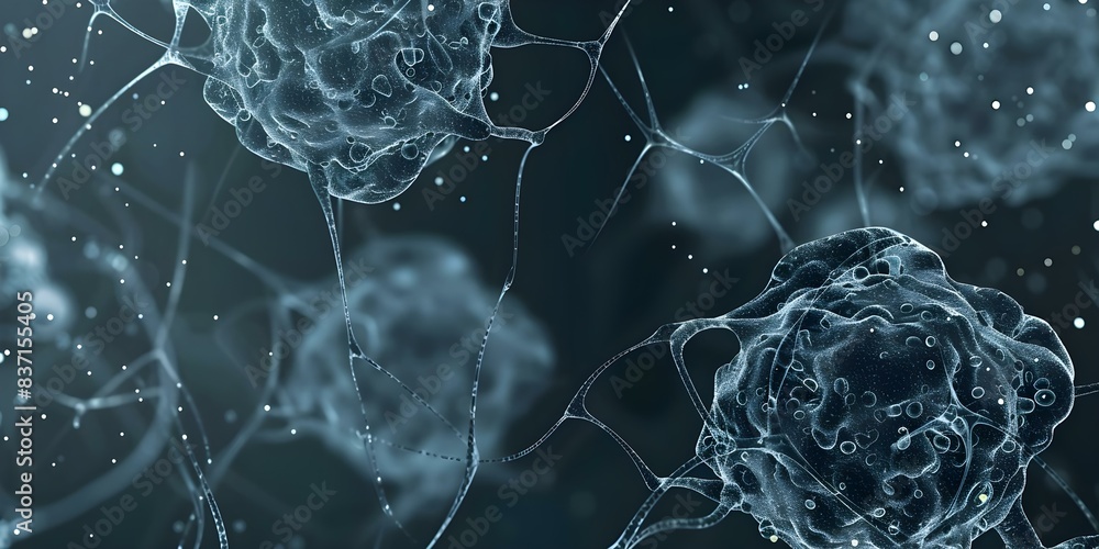 Explore detailed 3D model showcasing eukaryotic cell components like ...