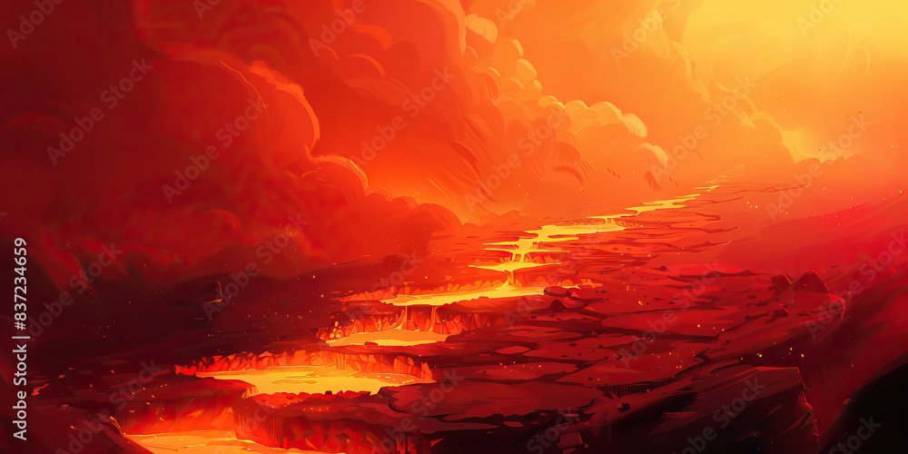 Slippery Slope: the gradual descent into hell, marked by physical and ...