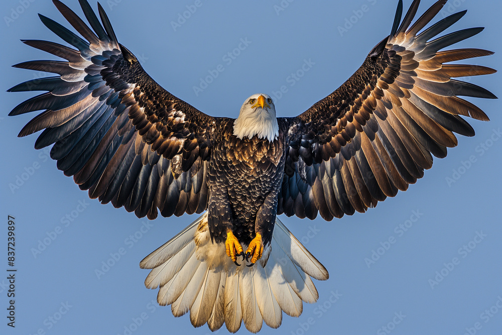 american bald eagle, Behold the epitome of freedom as a majestic bald ...