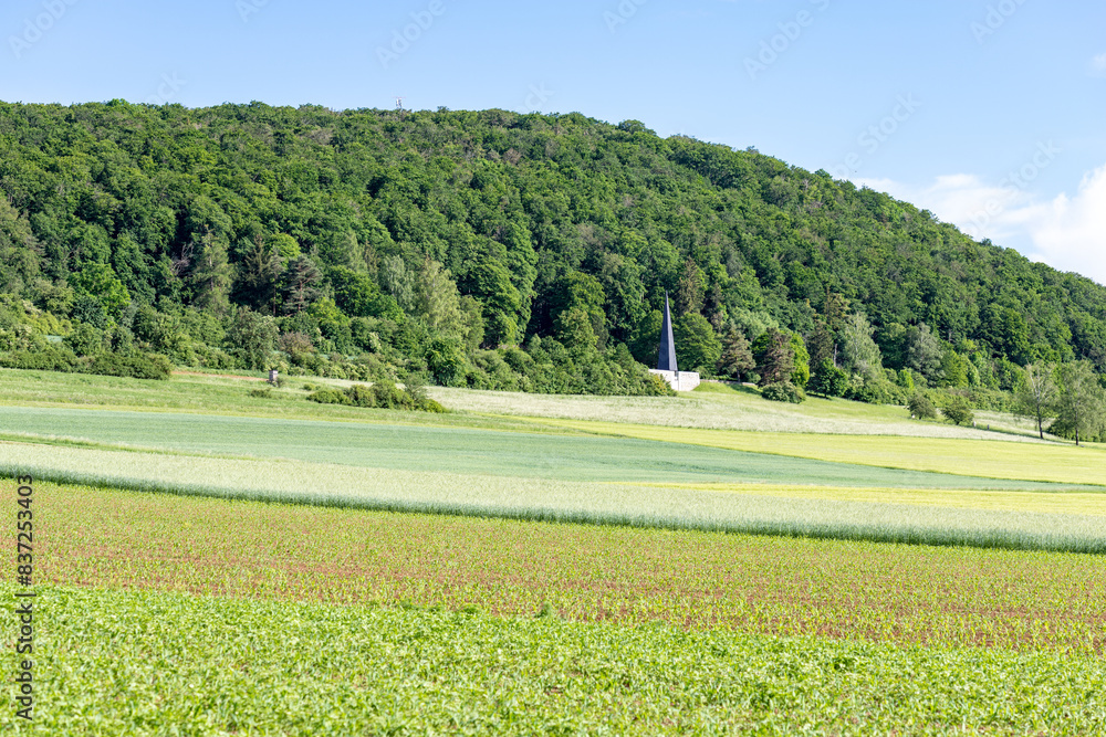 memorial containing the skeletal remains of soldiers who died on the ...